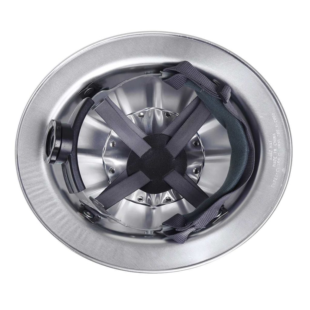 Aluminum Fullbrim Safety Helmet For Construction Railway Mining ...