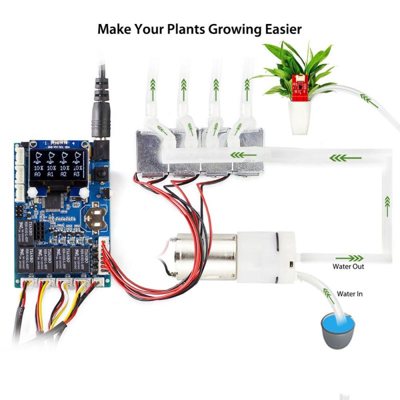 Automatic Plant Watering Kit With Arduino Soil Moisture Sensor › Free ...