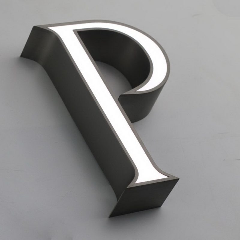 Waterproof Led Stainless Steel Acrylic Storefront Signage With ...